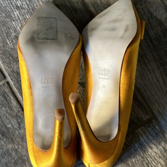 Zara | Shoes | Zara Basic Collection Satin Heels | Poshmark